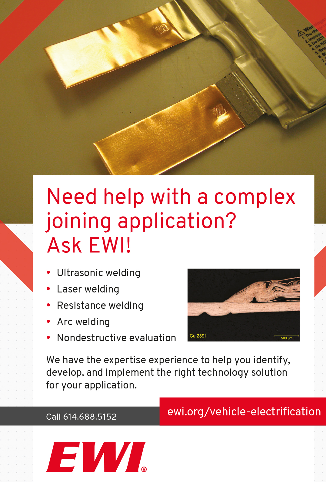 Welding - E-Mobility Engineering