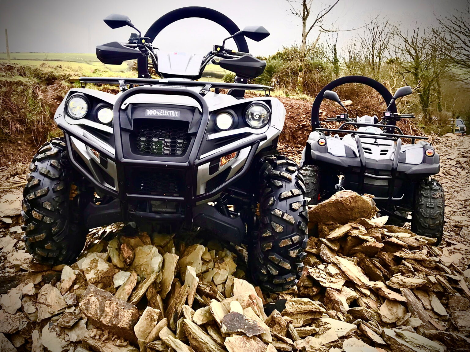 Eco Charger quad adapted for military use - E-Mobility Engineering