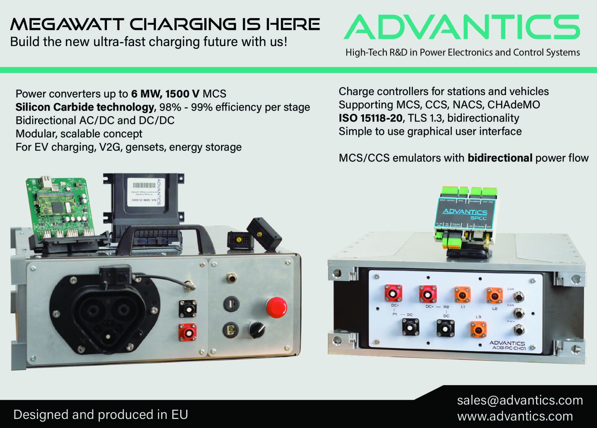 Megawatt Charging System (MCS) | Scalable Fast Charging Solutions