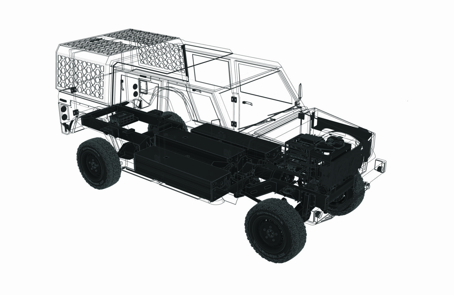 Munro Series-M: Durable Modular 4x4 Utility EV Platform
