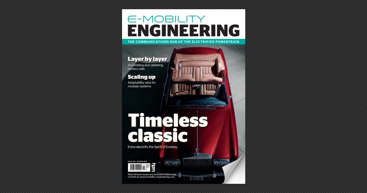 ISSUE 029 January/February 2025 Evice Rolls-Royce Corniche dossier l Battery cell manufacturing ...